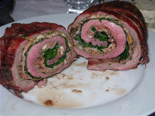 Italienisch gefüllte Flank Steak Rolls - Das Leben ist schön